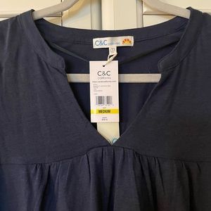 C&C California | Tops | New With Tags Navy Blue Cc California Tee Shirt ...